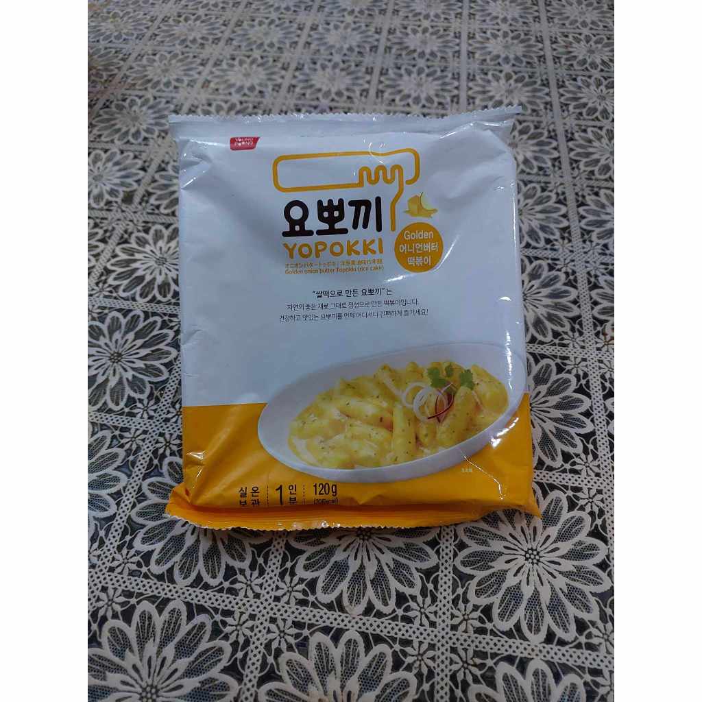 YOPOKKI [140g Pouch] Authentic Korean Tteokbokki Rice Cake Instant ...