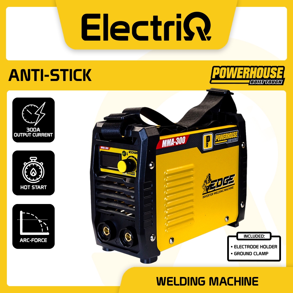 Electriq l Powerhouse 300 Ampere Edge Inverter Type Compact Welding ...