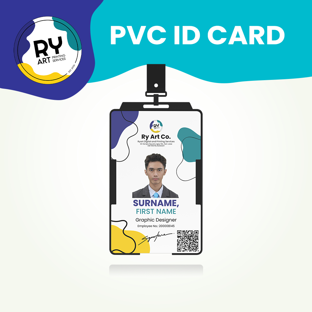 Ryart Printed PVC ID Card | Waterproof Printed ID for School, Company ...