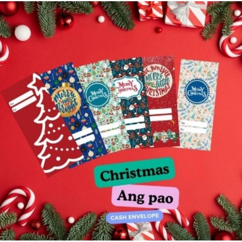 christmas CHEKE TSEKE CHEQUE envelope ampao angpao 200gsm KAPAL VERY ...
