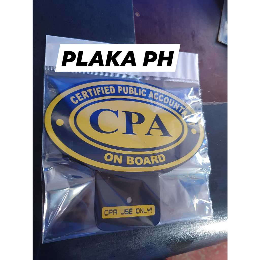 Profession emblem for Certified Public Accountant (CPA) | Shopee ...
