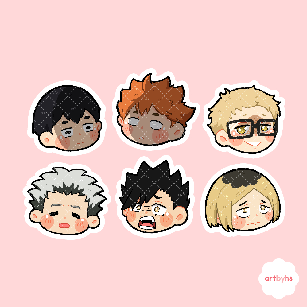 Haikyuu!! Chaotic Boys Vinyl Sticker | Shopee Philippines