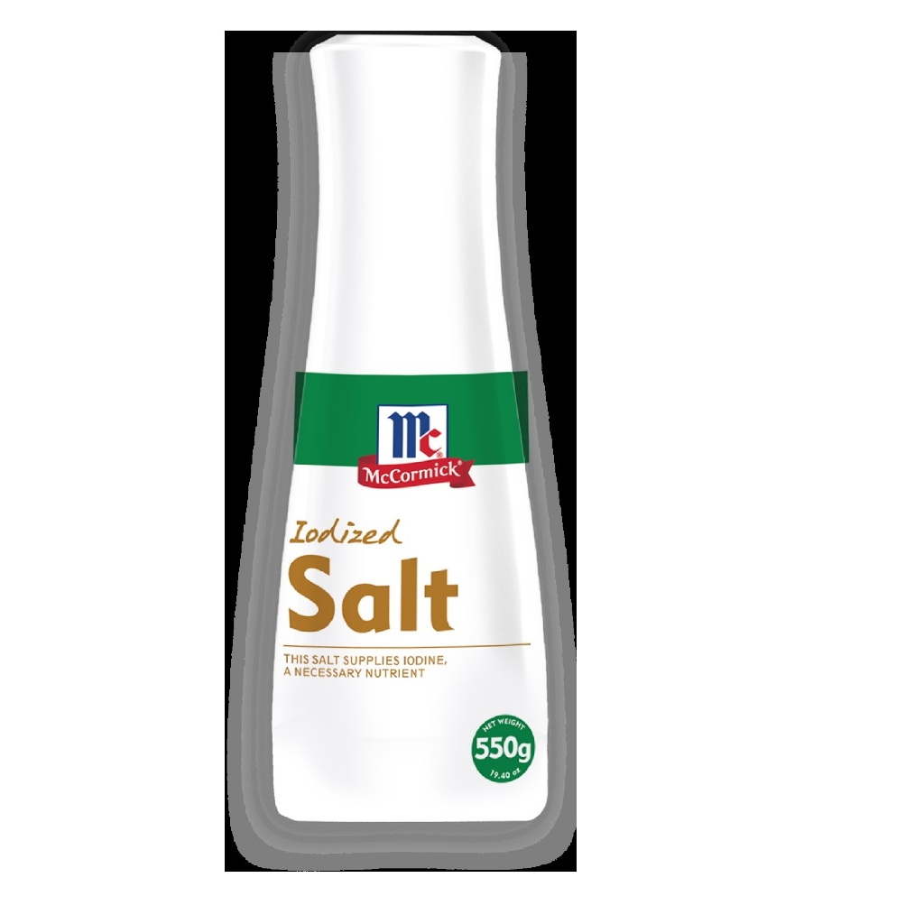 McCormick Iodized Salt Pet 550g | Shopee Philippines