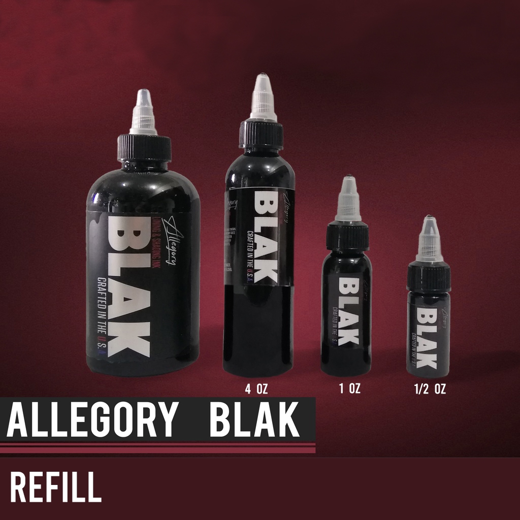 Allegory Blak Refill Allegory Black Tattoo Ink Refill | Shopee Philippines