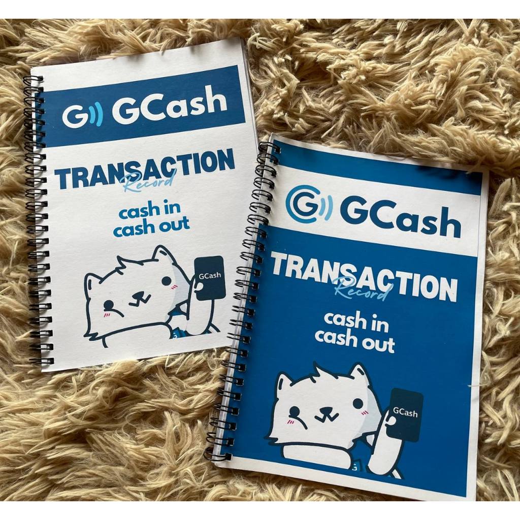 GCash Transaction Record Notebook | Cash In/Out | Shopee Philippines