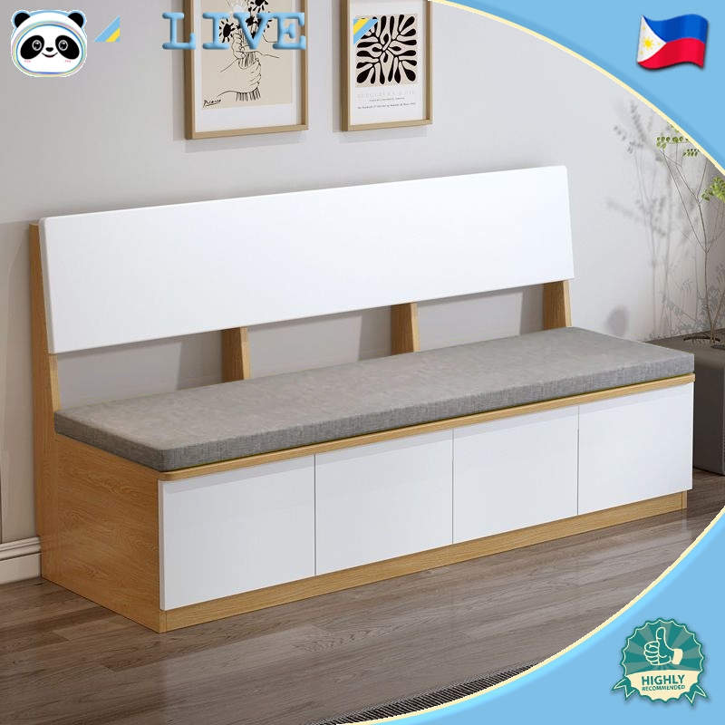 Modern minimalist restaurant booth bar seat storage booth leisure stool ...