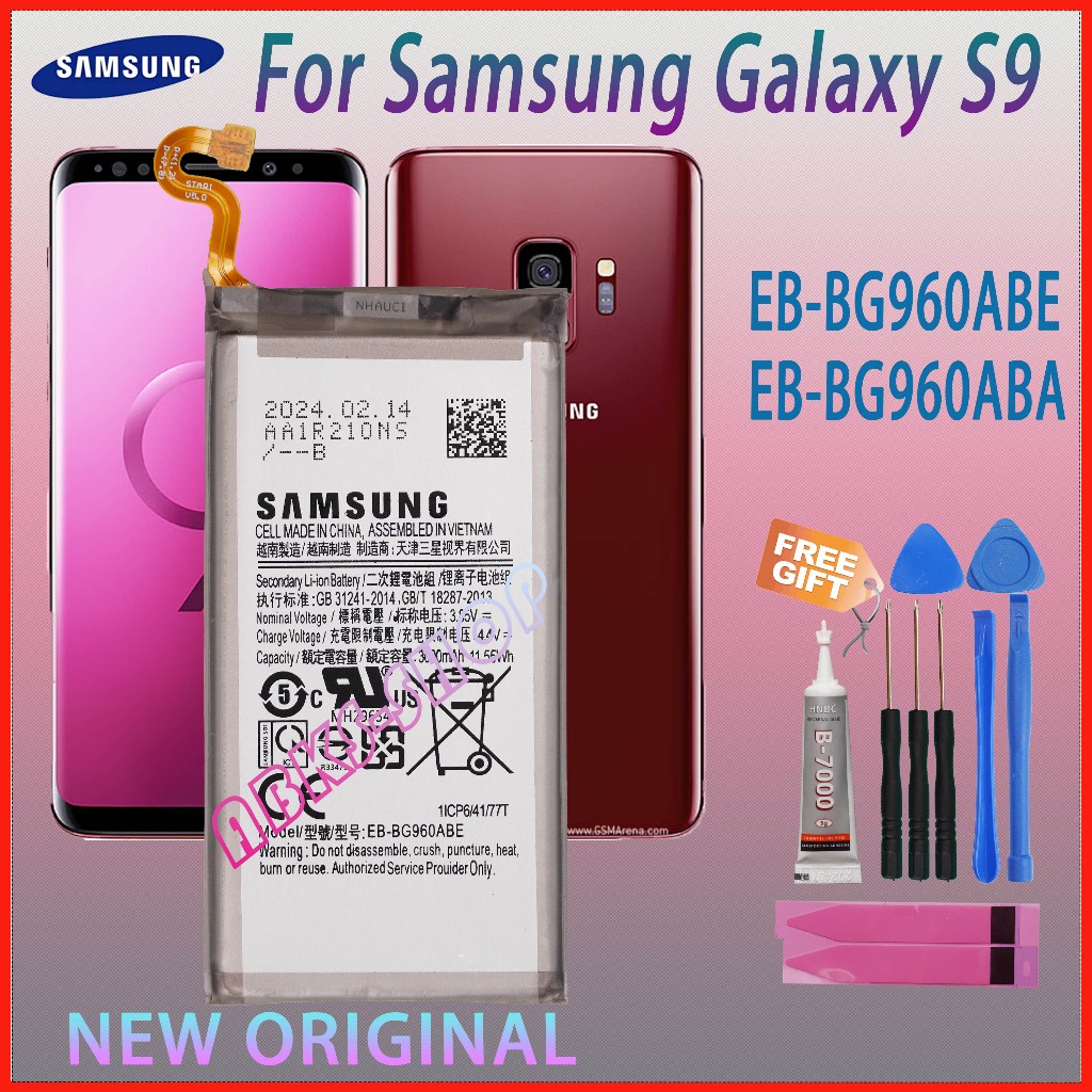 For Samsung Galaxy S9 G9600 SM-G960F EB-BG960ABE EB-BG960ABA 3000mAh ...