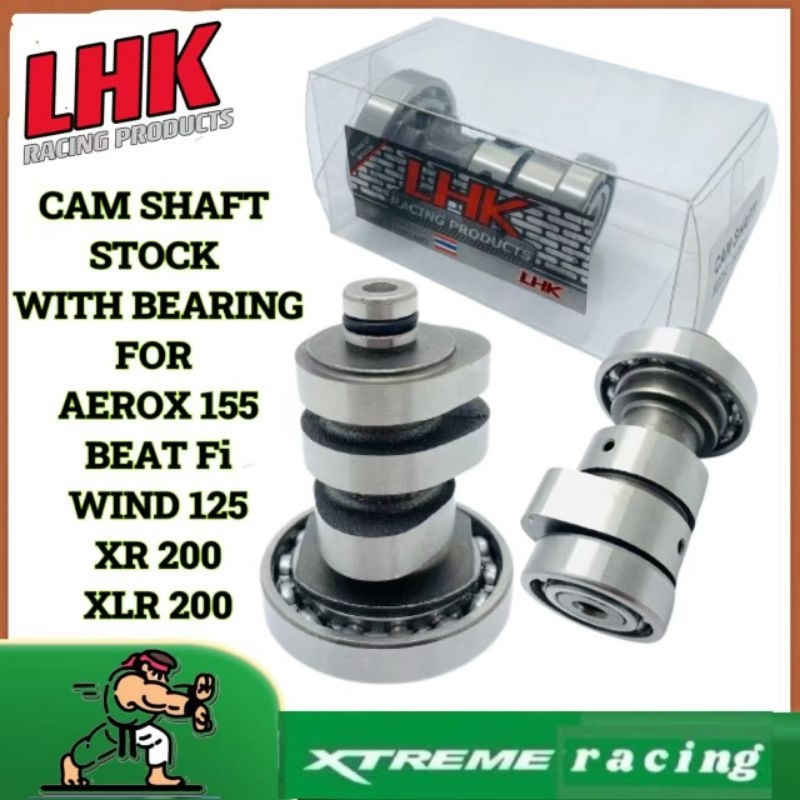 Camshaft Stock With Cam Bearing LHK FOR AEROX 155 BEAT Fi WIND 125 XR ...