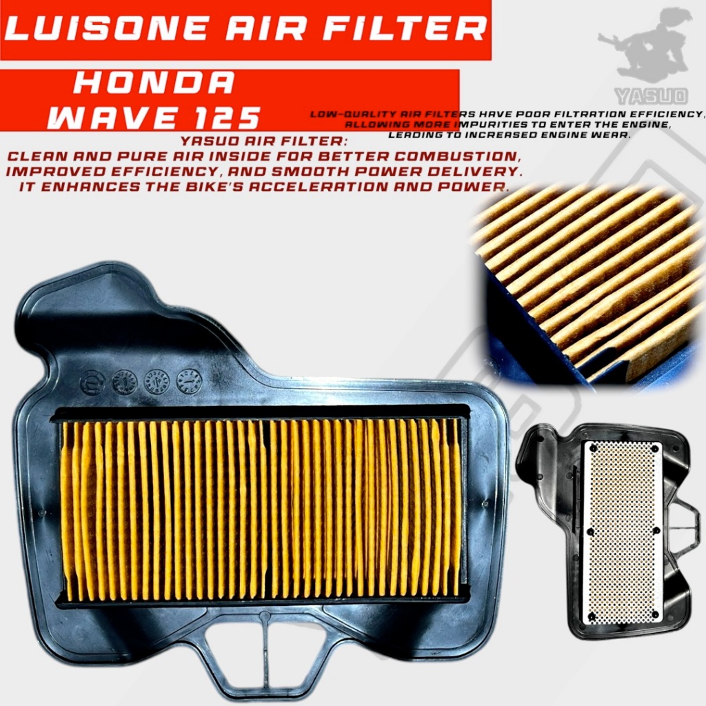 YASUO Air Filter Element Honda Wave 125 cleaner element high quality ...
