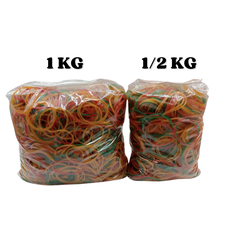 RUBBER BAND / GOMA / LASTIKO - MULTI COLOR EXACT 1/2 & 1 KILO PER PACK ...