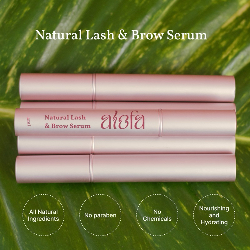 Alofa Haircare Natural Lash & Brow Growth Serum | Shopee Philippines