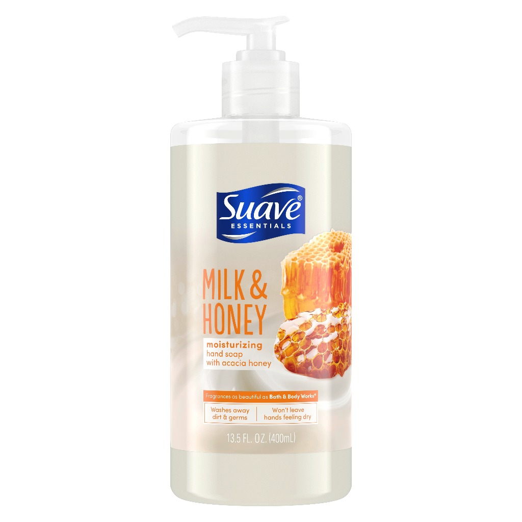 Suave Essentials Liquid Hand Soap, Milk & Honey, 13.5 fl oz | Shopee ...