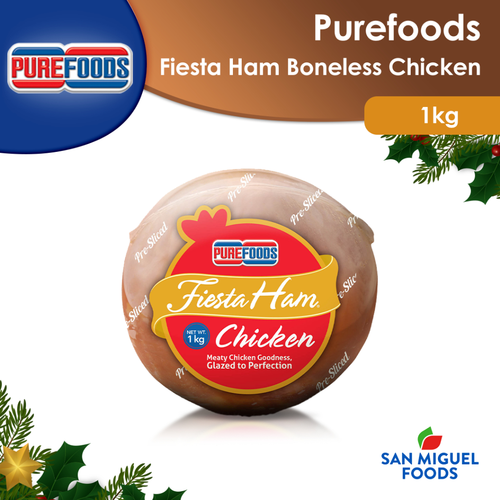 Purefoods Fiesta Ham Boneless Chicken 1kg | Shopee Philippines