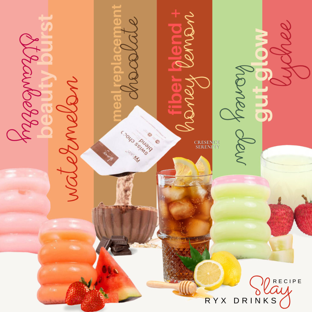 Ryx Drinks Slay Recipe Beauty Burst | Gut Glow Collagen Drink | Swiss ...