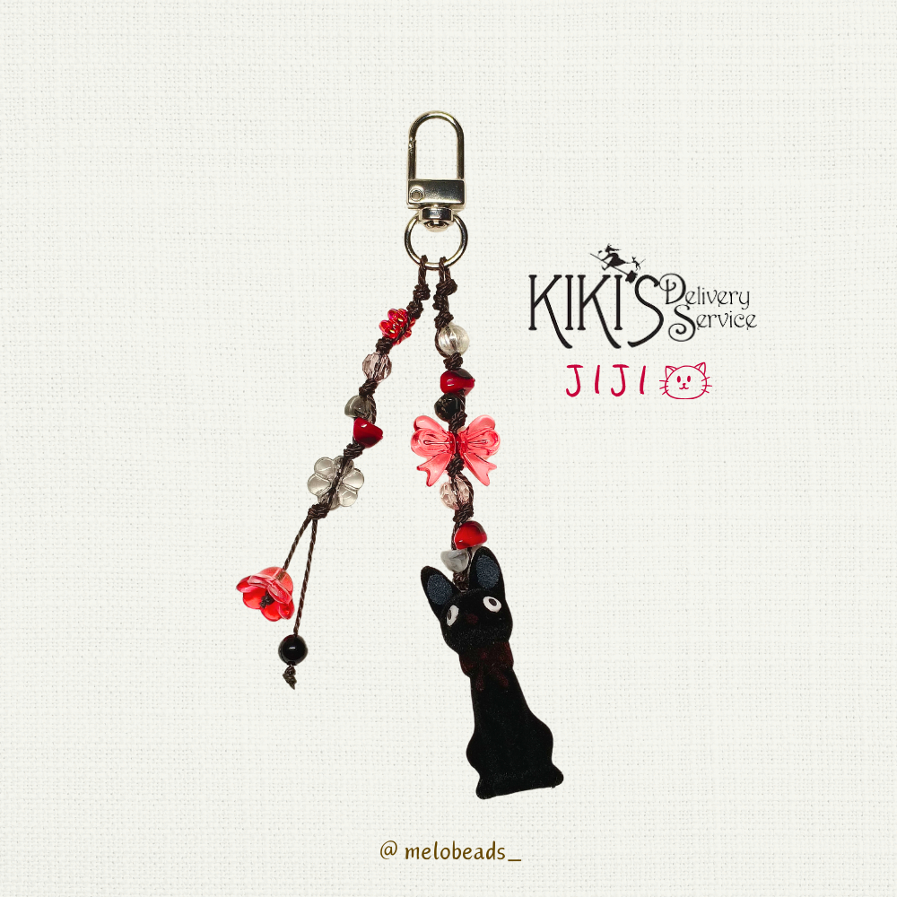 Studio Ghibli Keychain | Kiki's Delivery Service Jiji | Beaded ...