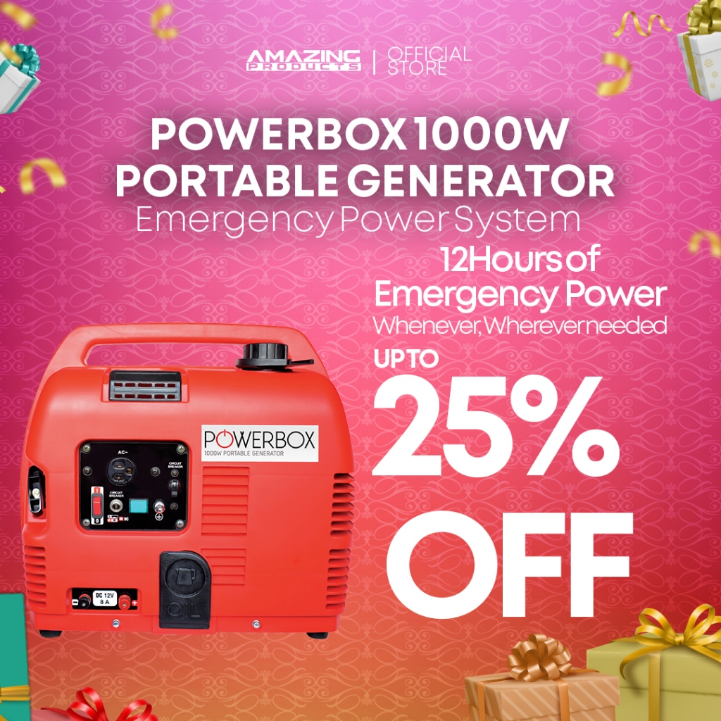 Powerbox 1000W Portable Generator | Shopee Philippines