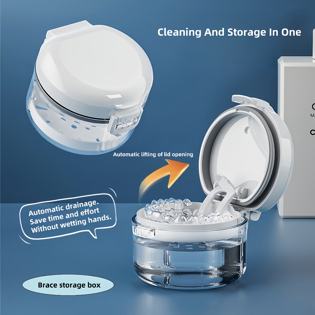 Braces Box Denture Orthodontic Appliance Orthodontic Cleaner Portable ...
