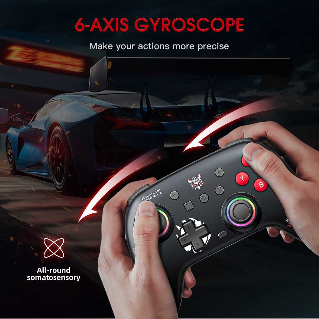 ONIKUMA C1 Dual-Mode Six-Axis Gyroscope Dual Hall Effect Gaming Controller | Shopee Philippines