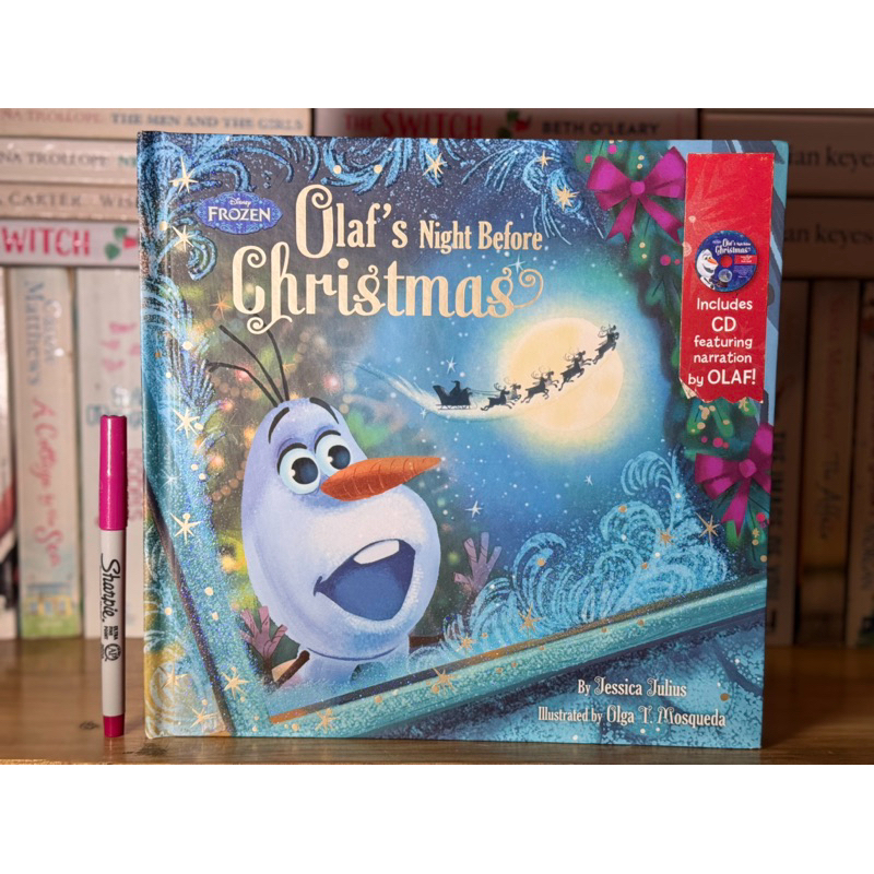 Disney Frozen Olaf’s Night Before Christmas by Jessica Julius Storybook ...