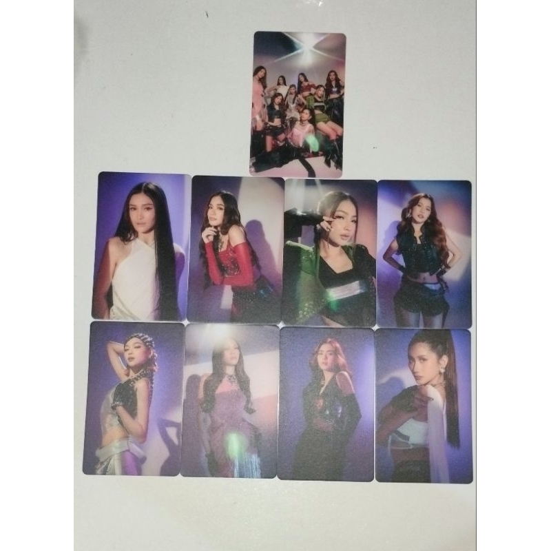 [FANMADE] BINI BILLBOARDPH MAINSTAGE PHOTOCARD 9pcs with backprint ...