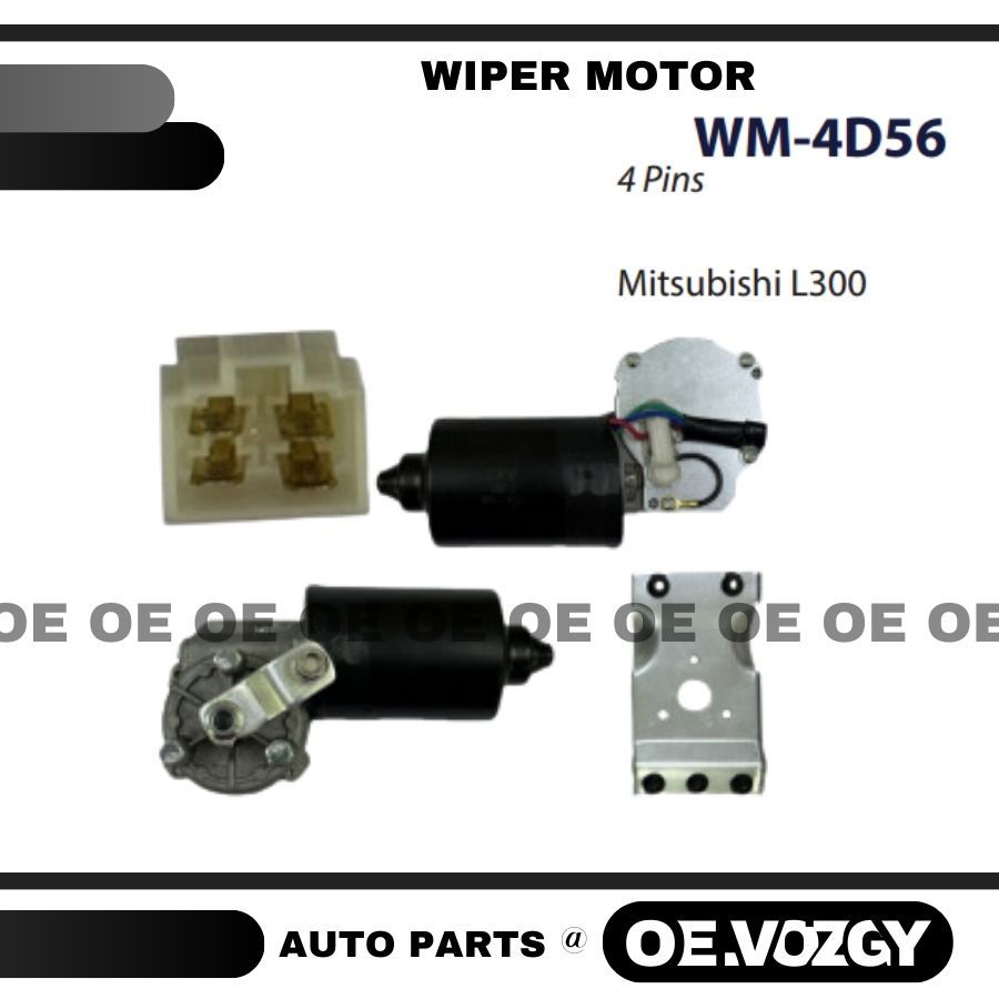 WM-4D56 WIPER MOTOR 4 Pins FOR Mitsubishi L300 | Shopee Philippines