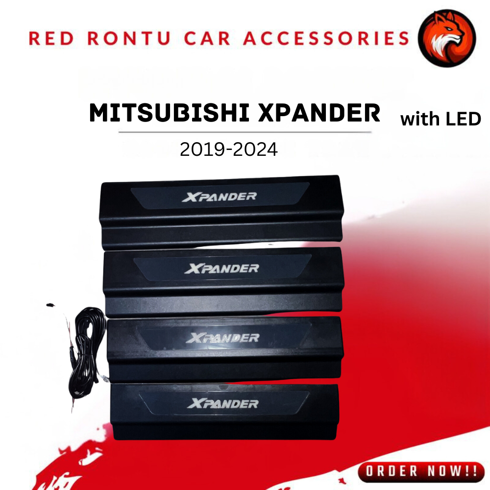 Mitsubishi Xpander 2019-2024 Side Step Sill / Door Sill Plate with LED ...