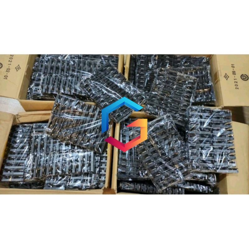 100pcs Fiber Fixing Anchoring S-Type F Clamp FTTH Clamp | Shopee ...