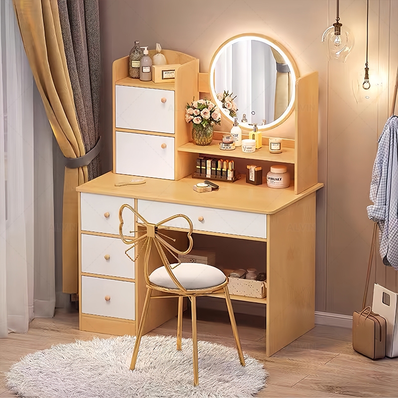 ALVIN Dressing Table Bedroom Minimalist Modern Ins Dressing Table ...