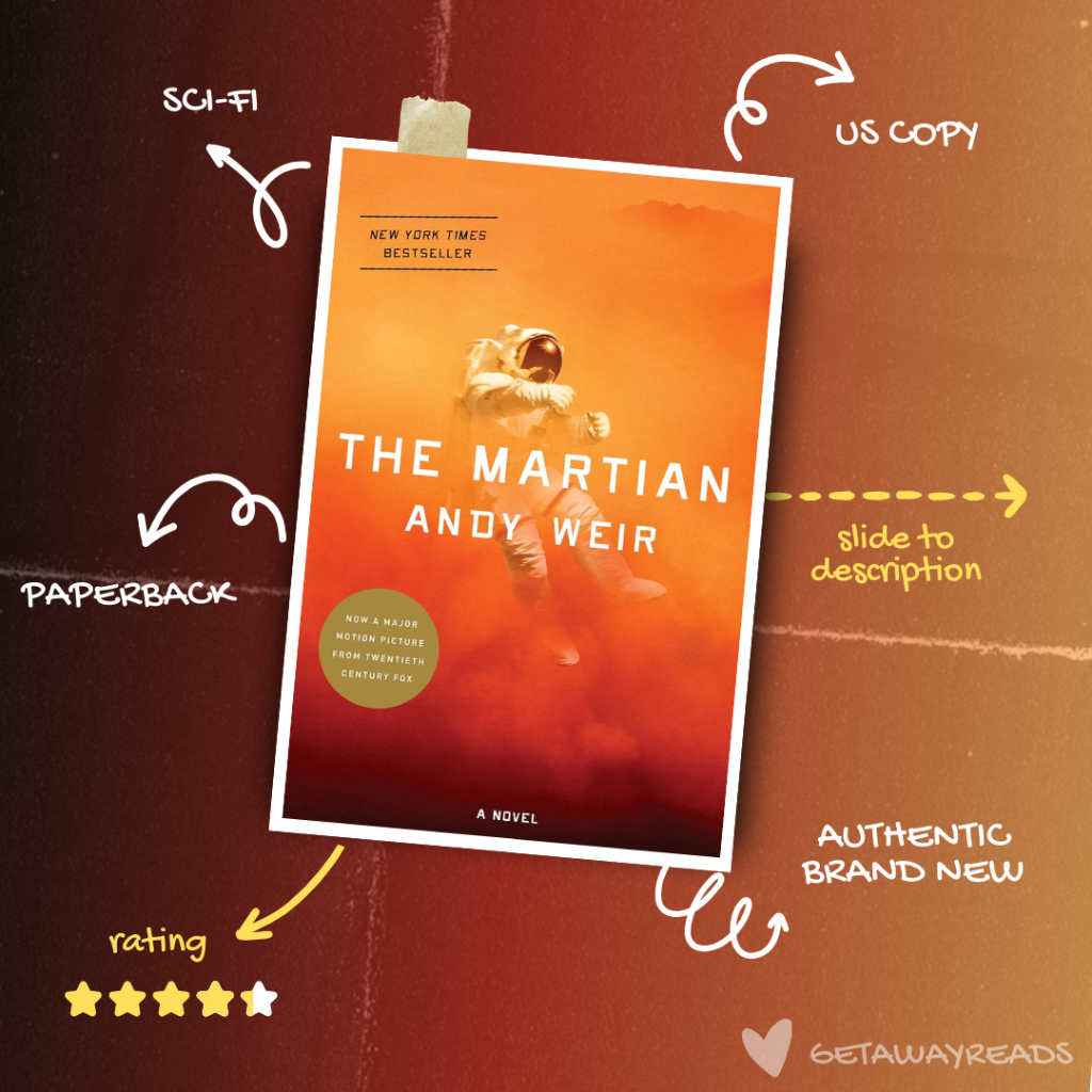 The Martian by Andy Weir (Paperback) | Shopee Philippines