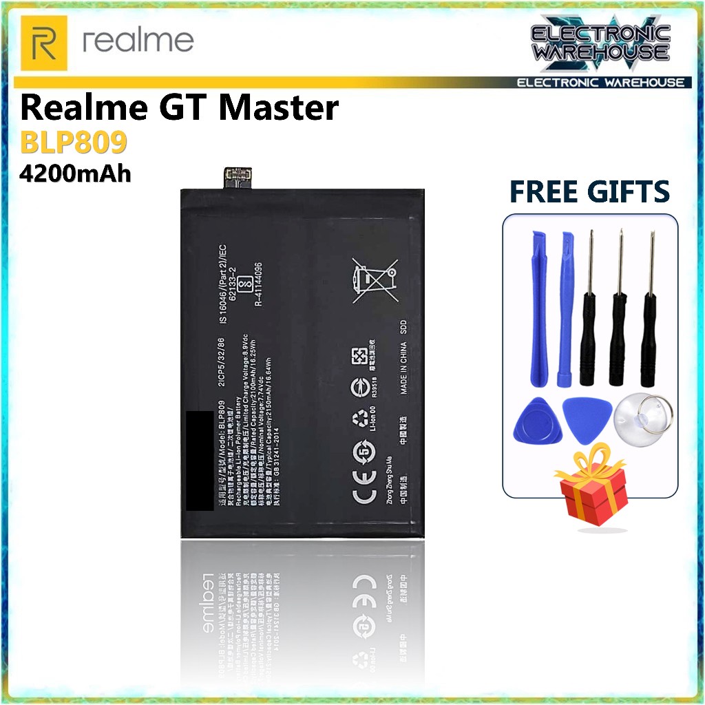Battery for Realme GT Master Edition BLP809 | RMX3363 RMX3360 | Shopee ...