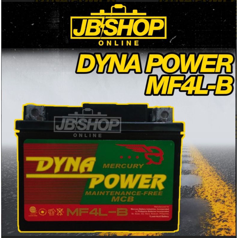 DYNA POWER YTX4 MF4 MOTORCYCLE MAINTAINANCE FREE PRODUCT OF MOTOLITE ...