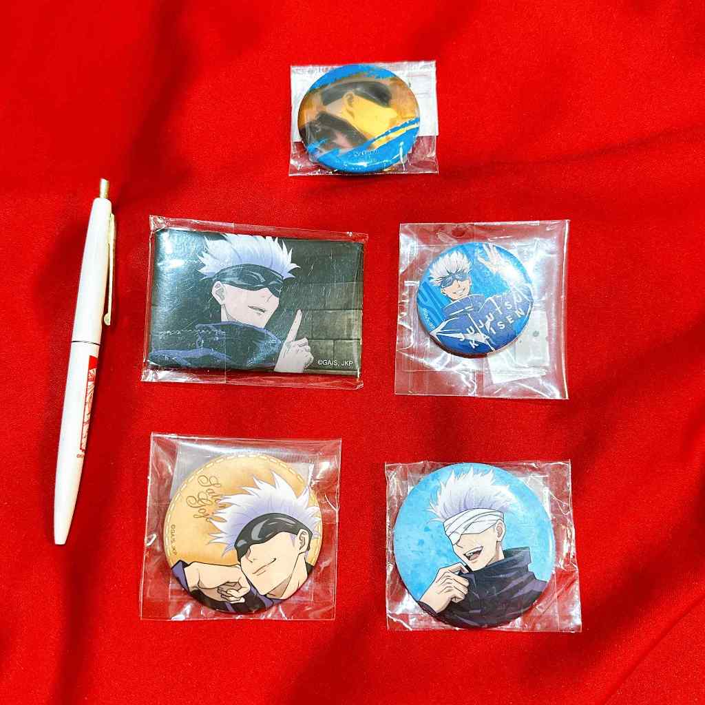 OFFICIAL Jujutsu Kaisen Merch Can Badge Gojo Satoru | Shopee Philippines