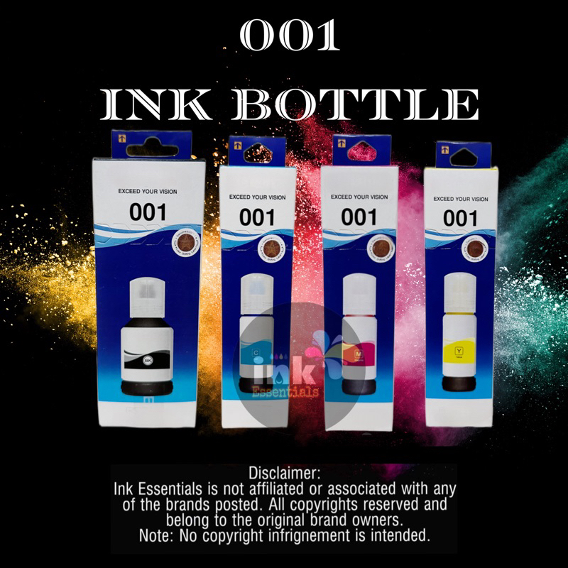 001 Ink Bottle Compatible for L4150/L4160 | Shopee Philippines