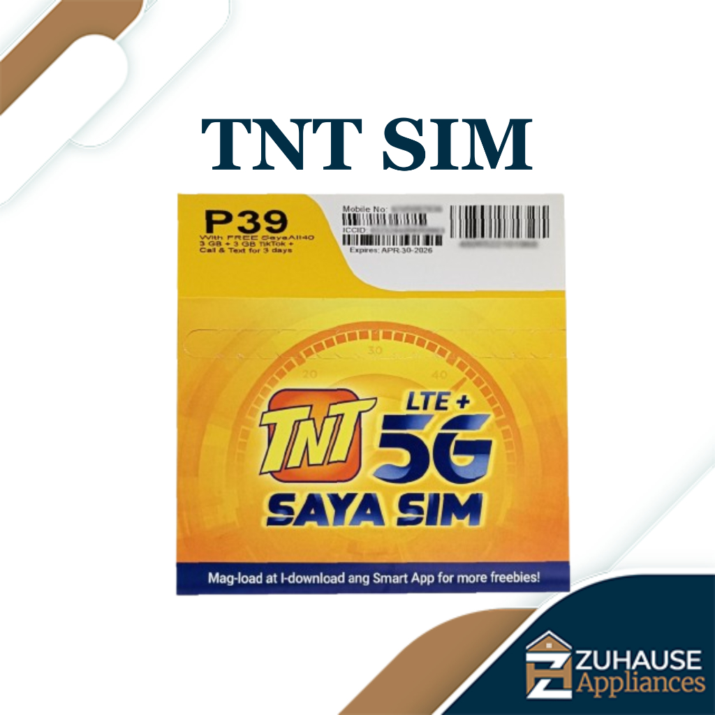 TNT SIMCARD 5G (TALK N TEXT) | Shopee Philippines