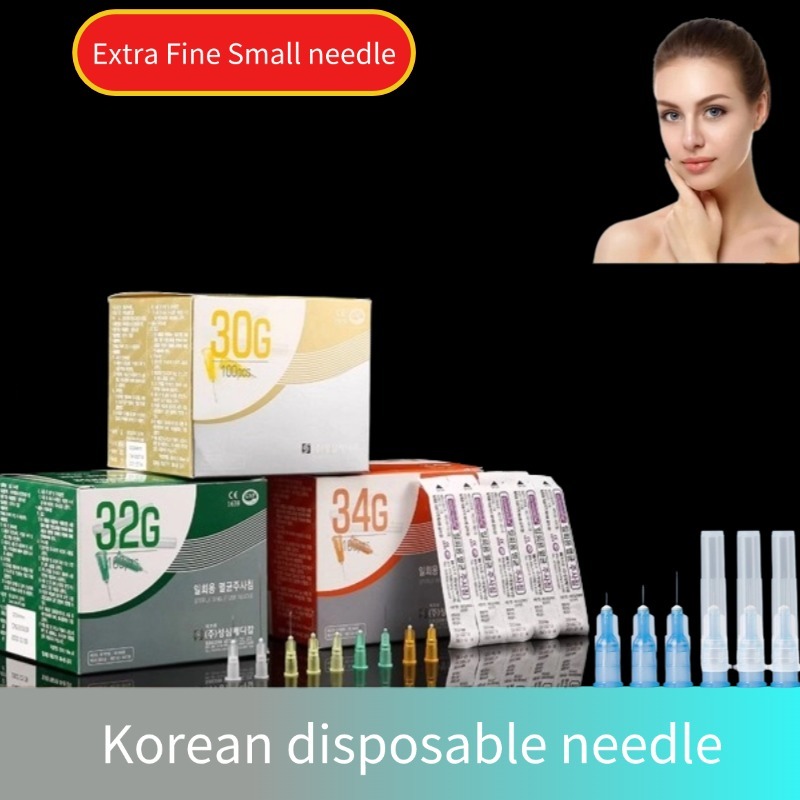 new Made in Korea 100pcs/box Boxed sale 30G 32G 34G disposable beauty sterile needle | Shopee ...