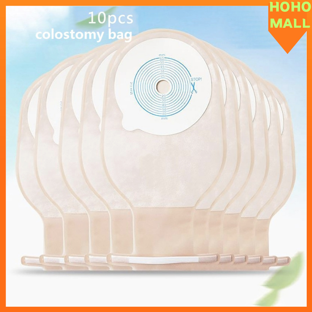 10PCS Colostomy bag Ostomy Bag 20-60mm Medical Seal Ostomy Pouch ...