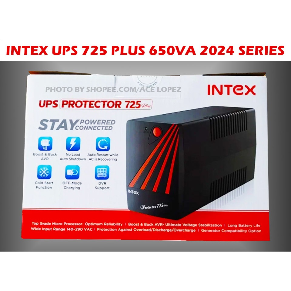 Intex UPS 725 Plus 650VA 2024 Series_ALS2127 | Shopee Philippines
