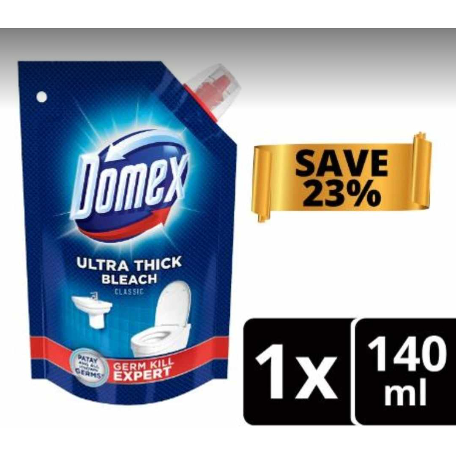 Domex Ultra Bleach Classic Pouch 140ml | Shopee Philippines