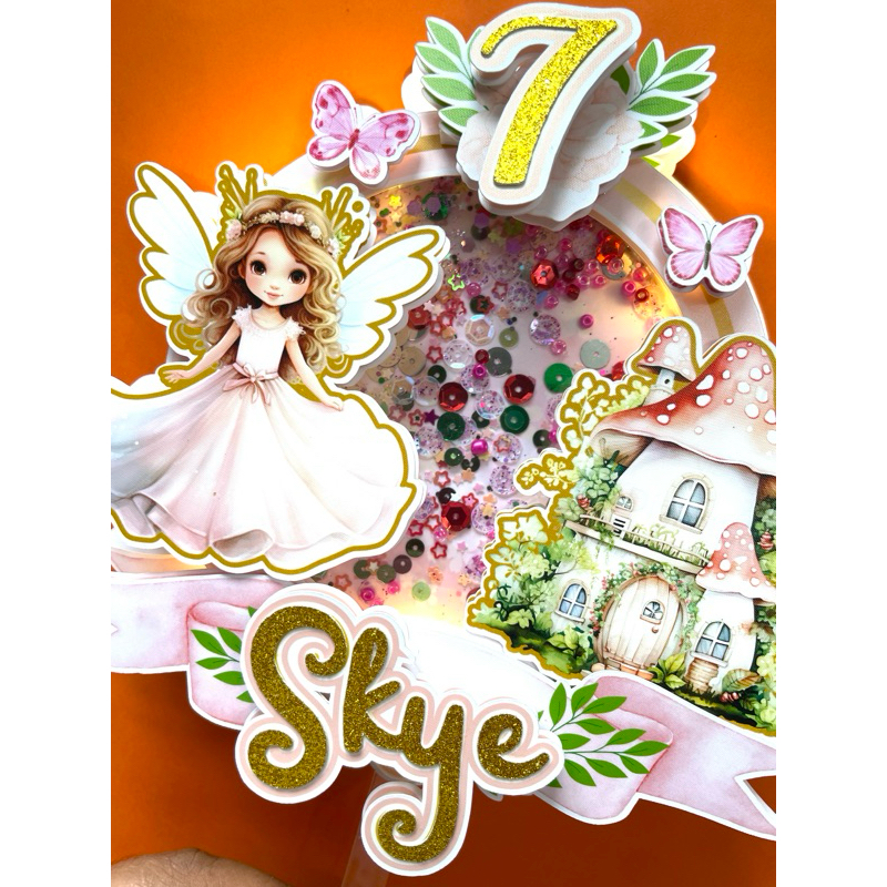 3D Layering Cake Topper / Personalized/ your own design /cute/ cake ...