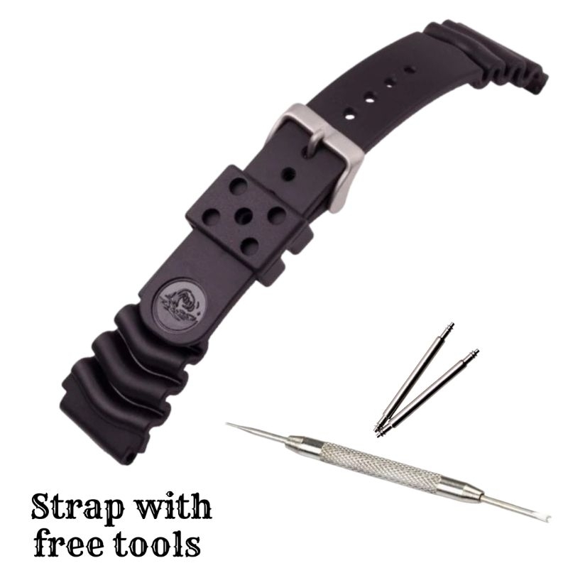 Seiko Divers Watch Straps Size Medium 20 Large 22 Strap with tools ...