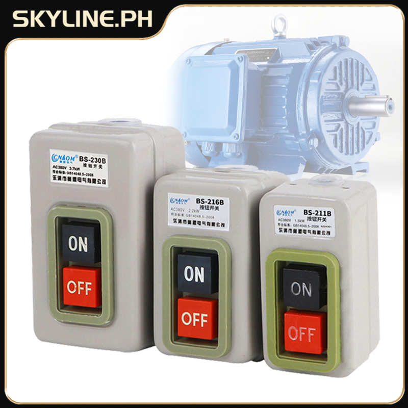 Universal ON/OFF Power Push Button Switch 3 Phase Motor Start-up Switch ...