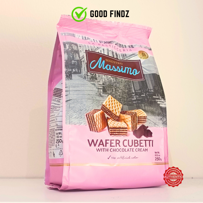 Maestro Massimo Wafer Cubetti with Chocolate Cream 250g Wafer Cube ...