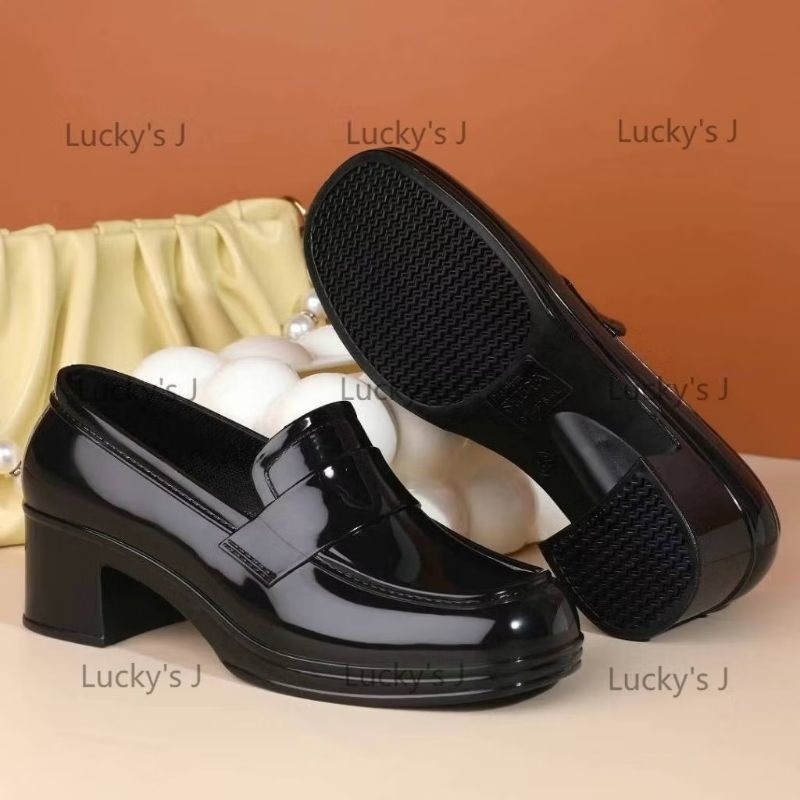 SHUTA (LJ676) Women's Premium Black Shoes Mid-heeled shoes office ...