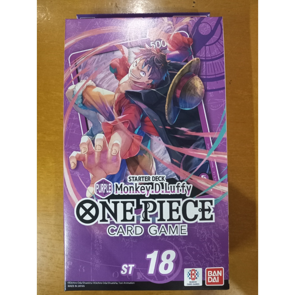 One Piece Card Game: STARTER DECK Purple -Monkey D Luffy-- [ST-18] English Asia TCG Sealed Brand ...