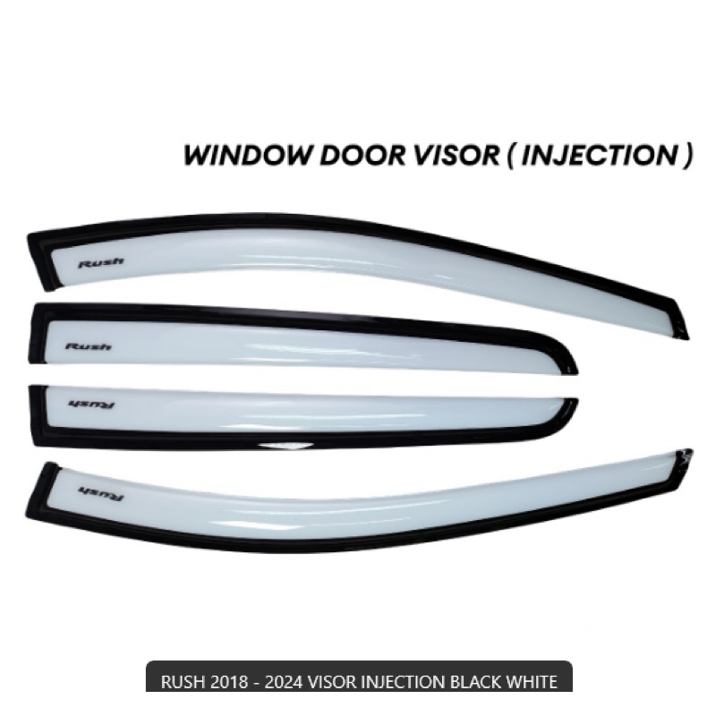 Toyota Rush 2018 - 2025 Rain Visor White Black 2tone | Shopee Philippines