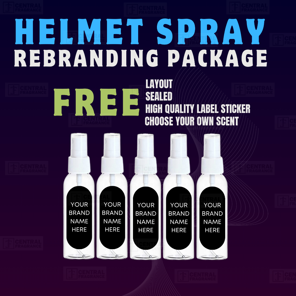 HELMET SPRAY REBRANDING PACKAGE (PERSONALIZED and CUSTOMIZED) | Shopee ...