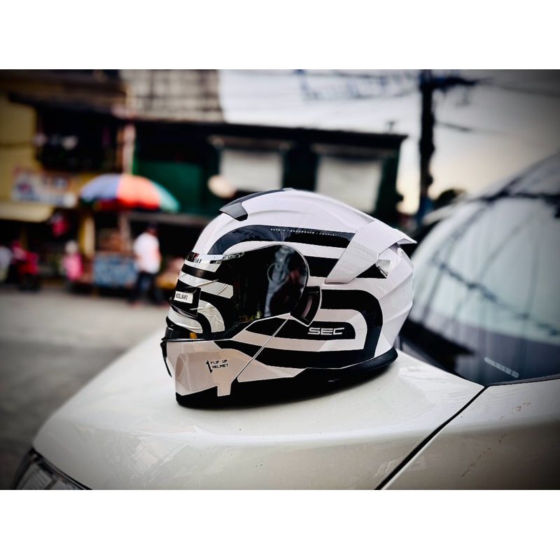 SEC Pilot-Brand Modular Dual visor + FREE Clear lens | Shopee Philippines