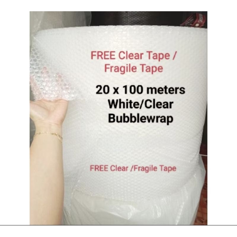 BUBBLEWRAP ROLL CLEAR 20 in width x 100 m length | Shopee Philippines