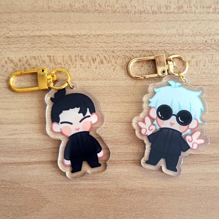 GOJO & GETO JUJUTSU KAISEN KEYCHAIN | Shopee Philippines