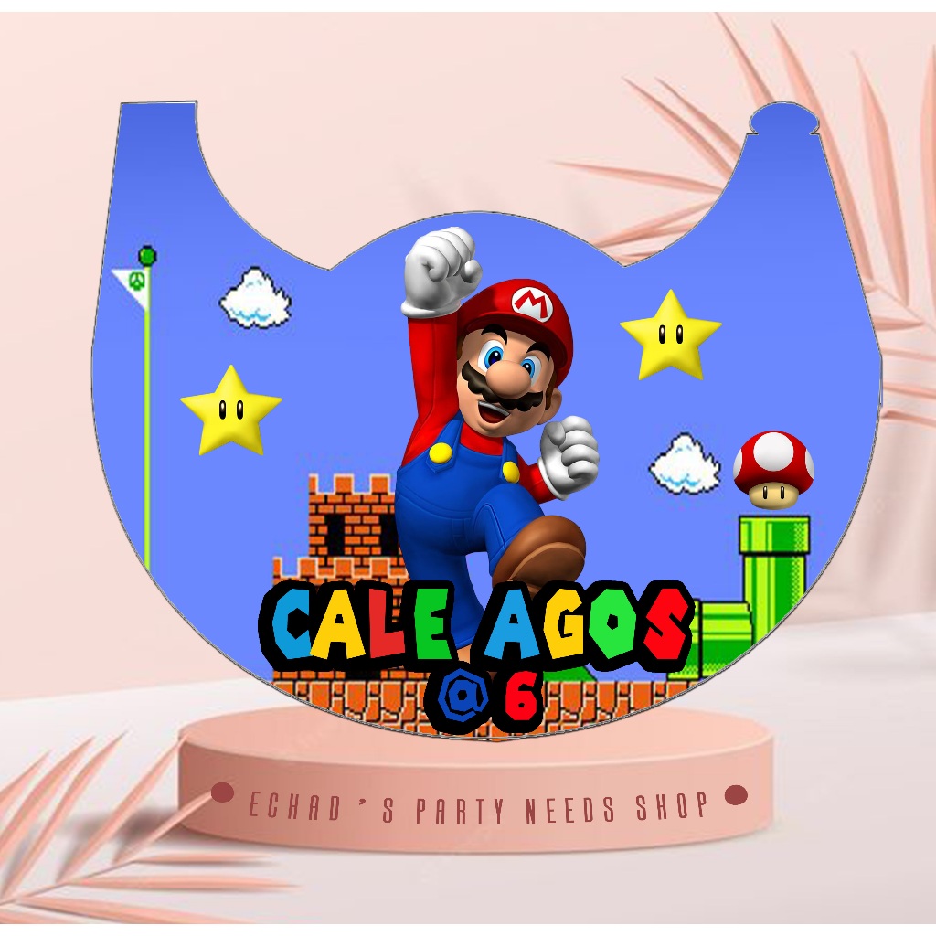 SUPER MARIO Customize Party Hats (10pcs./order) | Shopee Philippines